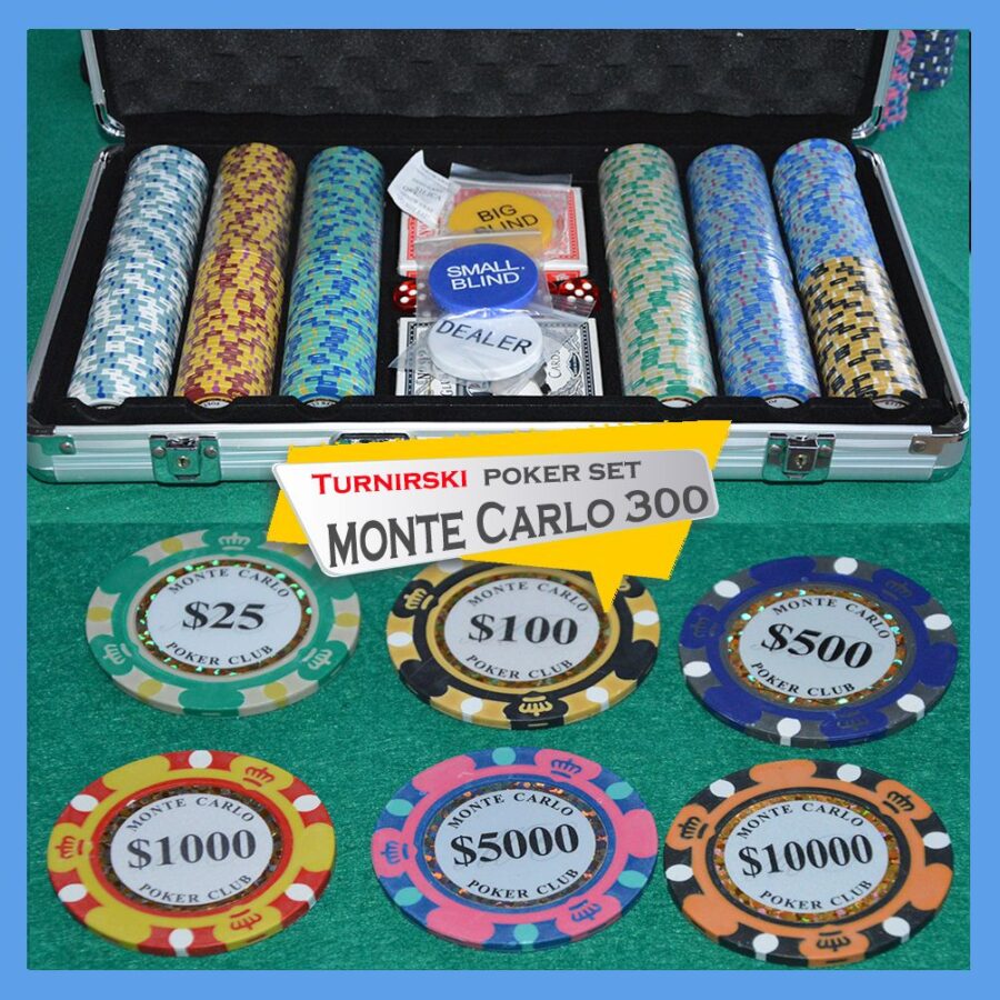 Poker Set Monte Carlo 300 – turnirski – PokerShop